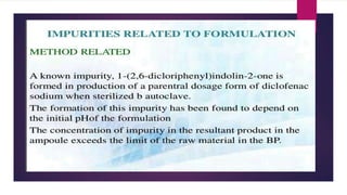 Impurity Profile | PPTX