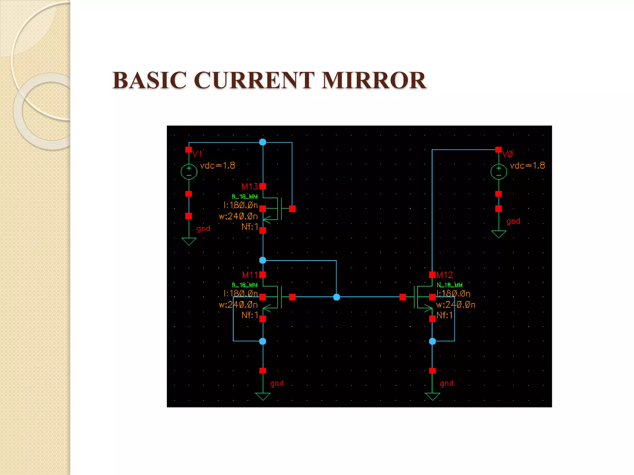 A New CMOS Voltage Divider Based Current Mirror, Compared with the ...