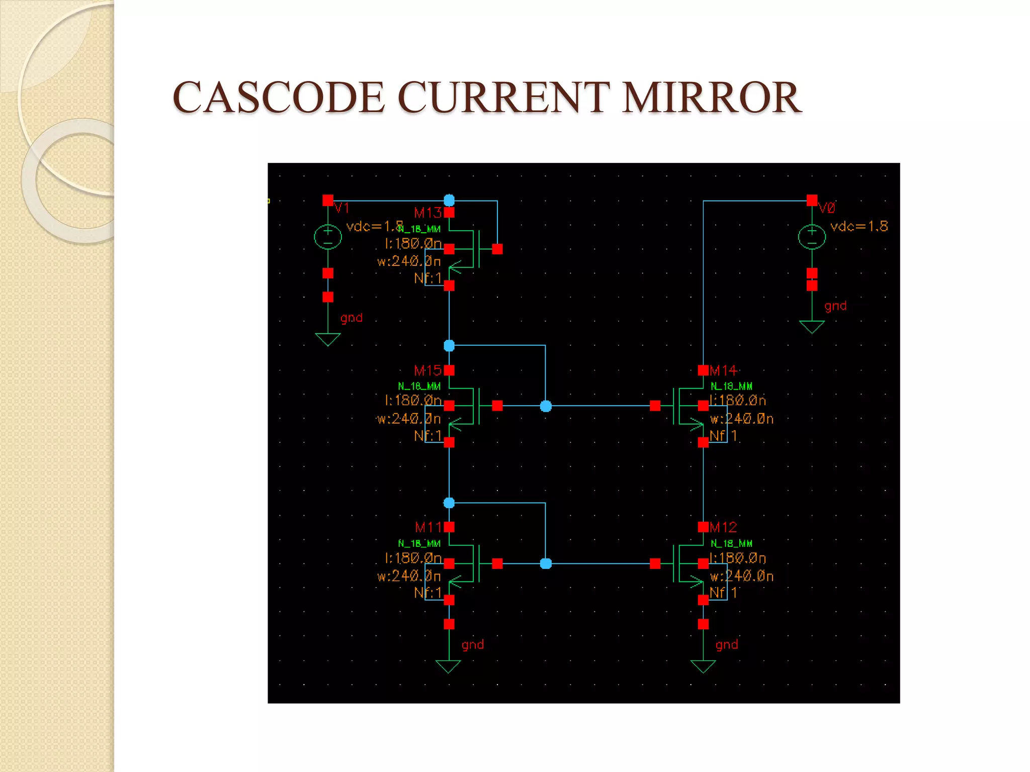 A New CMOS Voltage Divider Based Current Mirror, Compared with the ...