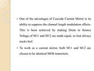 A New CMOS Voltage Divider Based Current Mirror, Compared with the ...