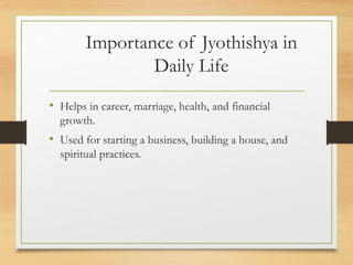 Jyothishya- The Sceince of vedic Astrology .pptx