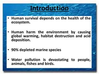 Human impact on ecosystem | PPTX