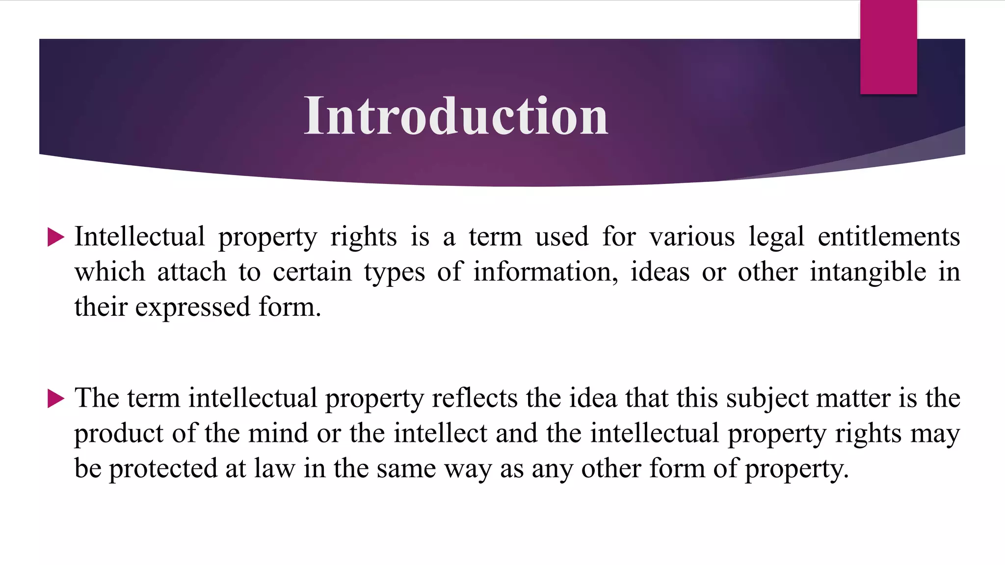 Intellectual Property and Intellectual Property Rights Benefits of ...