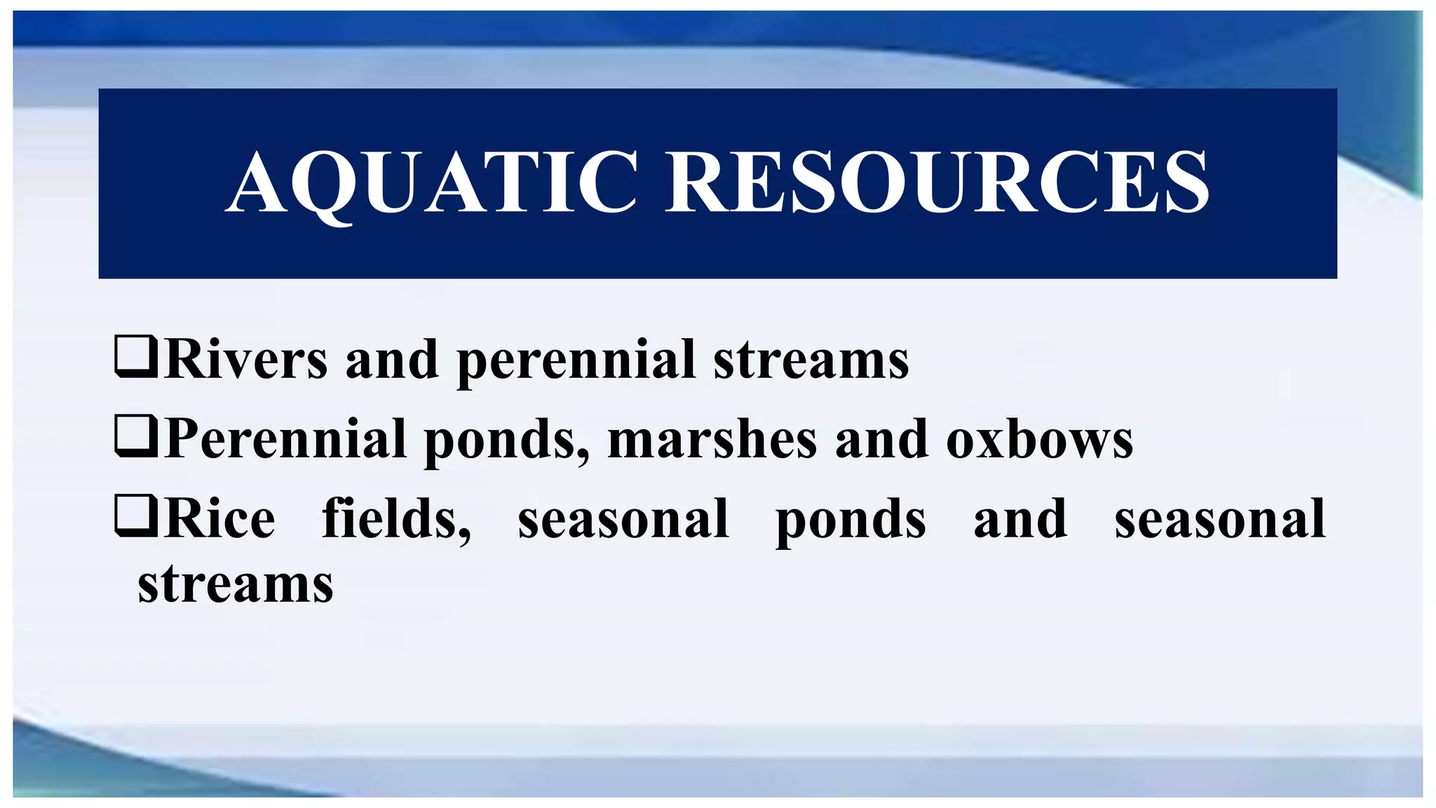 Role of aquatic resources in food and nutrition | PPTX
