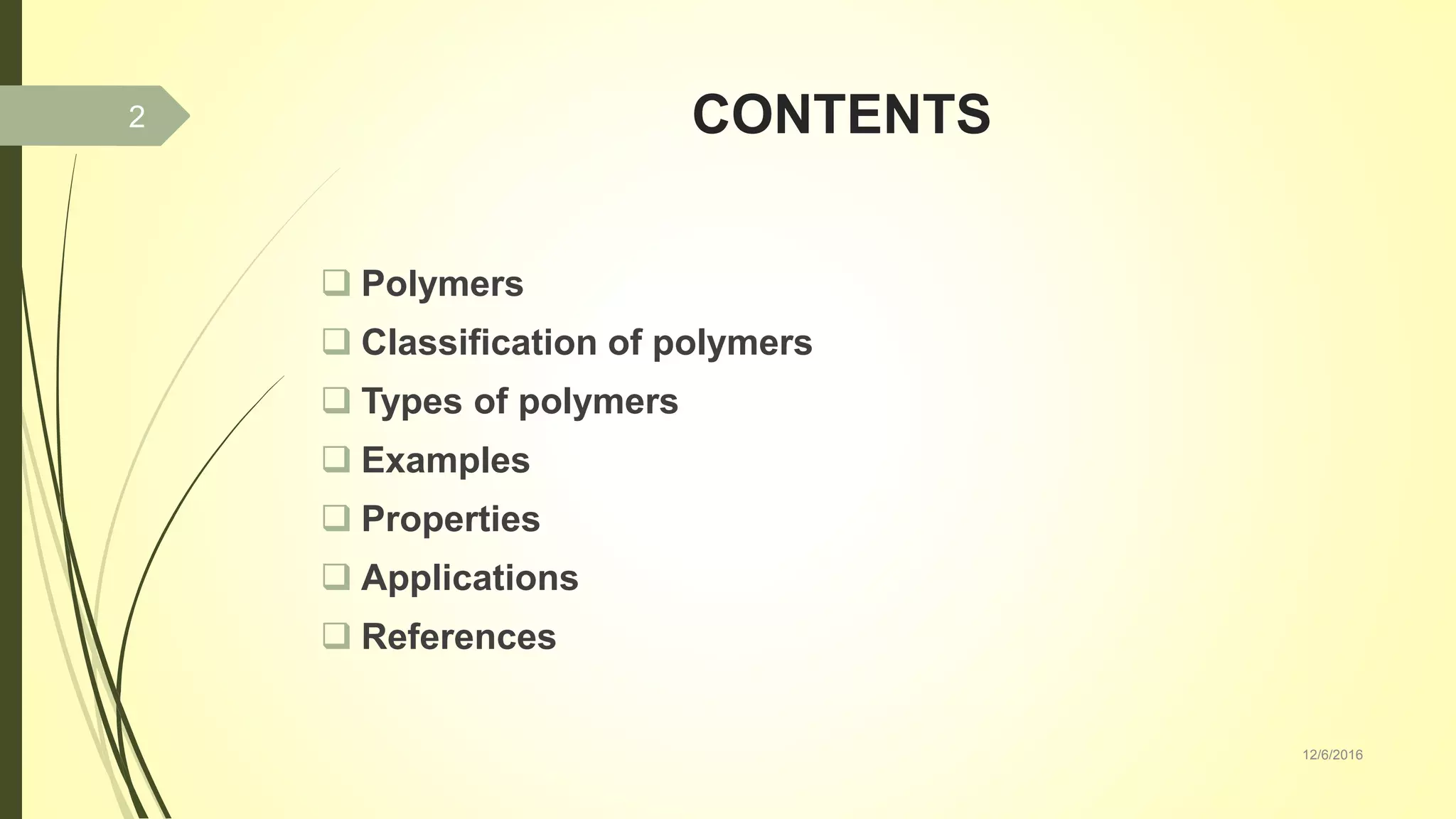 PRESENTATION ON POLYMERS | PPTX