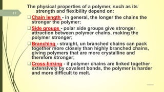 PRESENTATION ON POLYMERS | PPTX