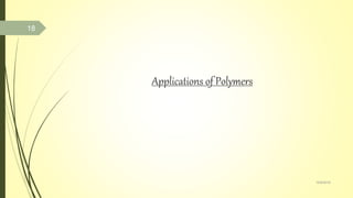 PRESENTATION ON POLYMERS | PPTX
