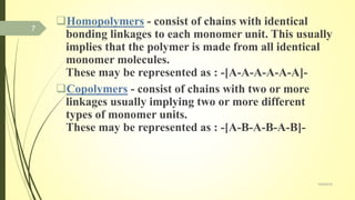 PRESENTATION ON POLYMERS | PPTX