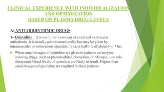 Individualisation and optimization of drug dosing regimen | PPTX