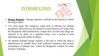 Individualisation and optimization of drug dosing regimen | PPTX
