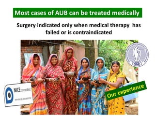 Overview of currently available treatment options for AUB Dr. Jyoti ...