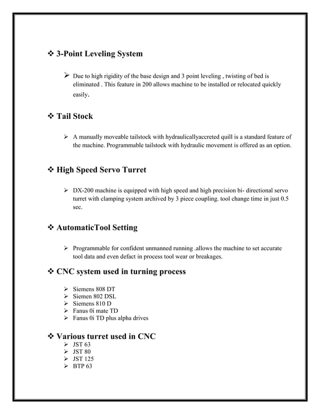 Jyoti cnc project report | DOCX | Manufacturing Industry | Industries