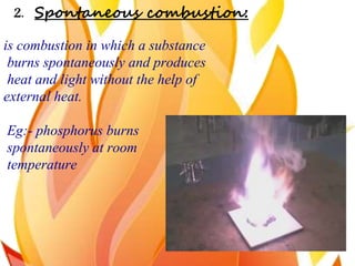 Combustion and flame | PPTX