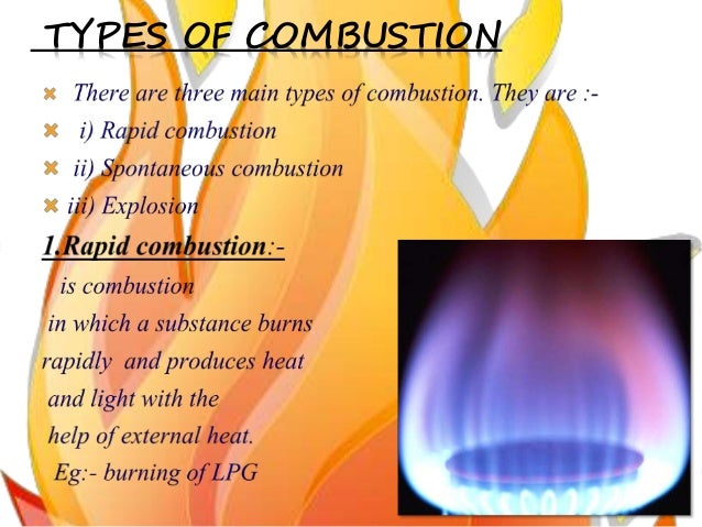 Combustion and flame
