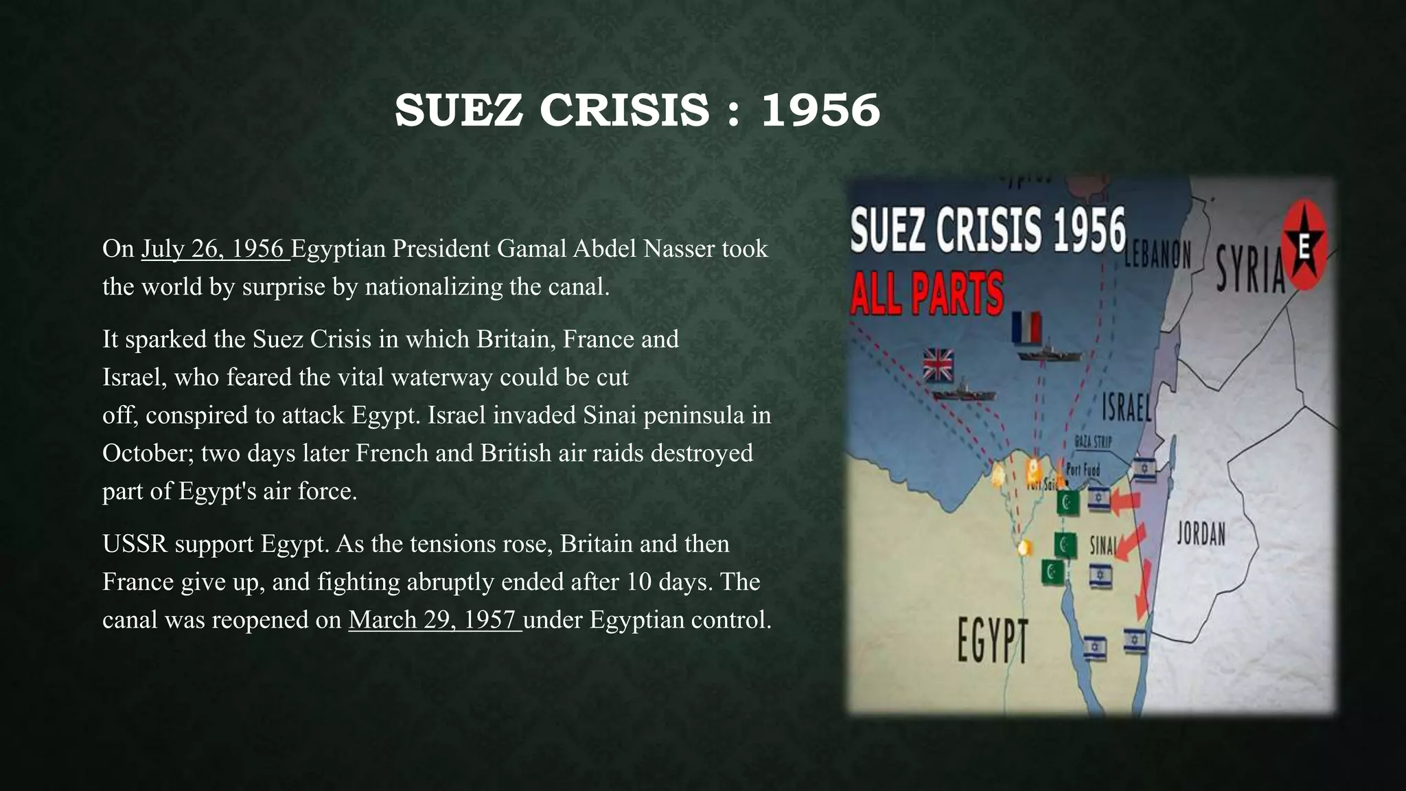 Suez canal | PPTX