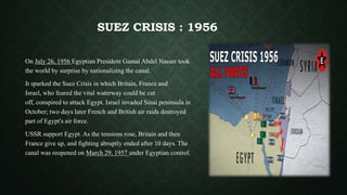 Suez canal | PPTX