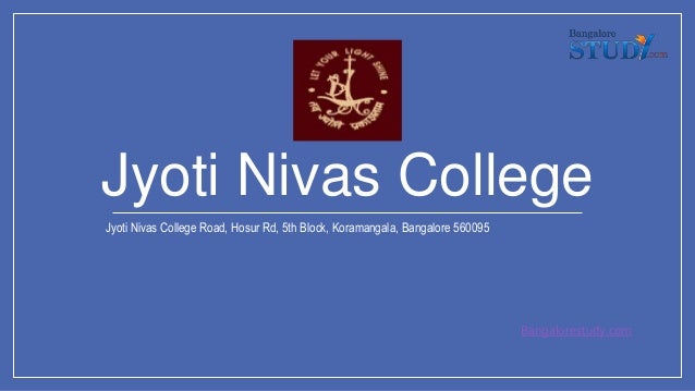 Jyoti Nivas College | PPTX