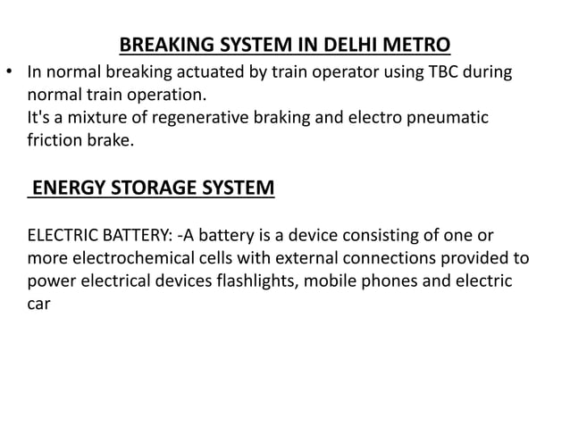 Electrical And Electronic Equipments used in DMRC At Intelligence ...