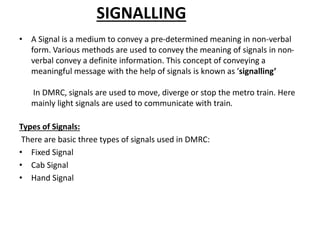 Electrical And Electronic Equipments used in DMRC At Intelligence ...