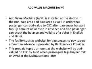 Electrical And Electronic Equipments used in DMRC At Intelligence ...