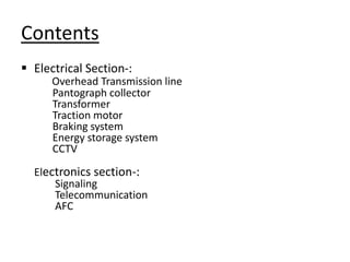 Electrical And Electronic Equipments used in DMRC At Intelligence ...