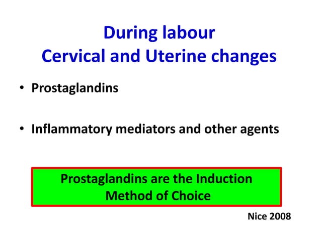 Novel Formulation of Prostaglandins for Induction of Labour ...
