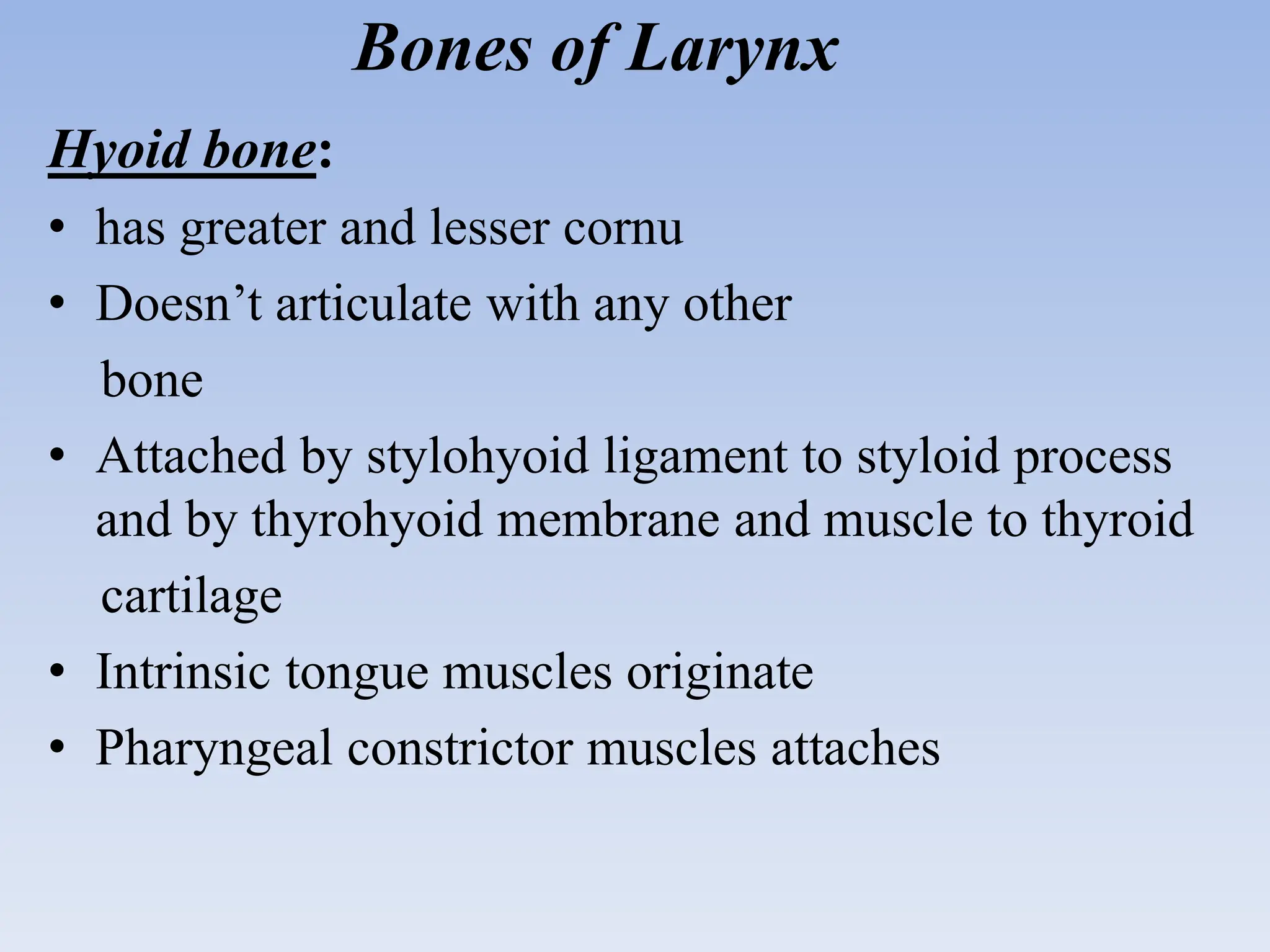 Respiratory anatomy with anaesthetic implications and applied radiology ...