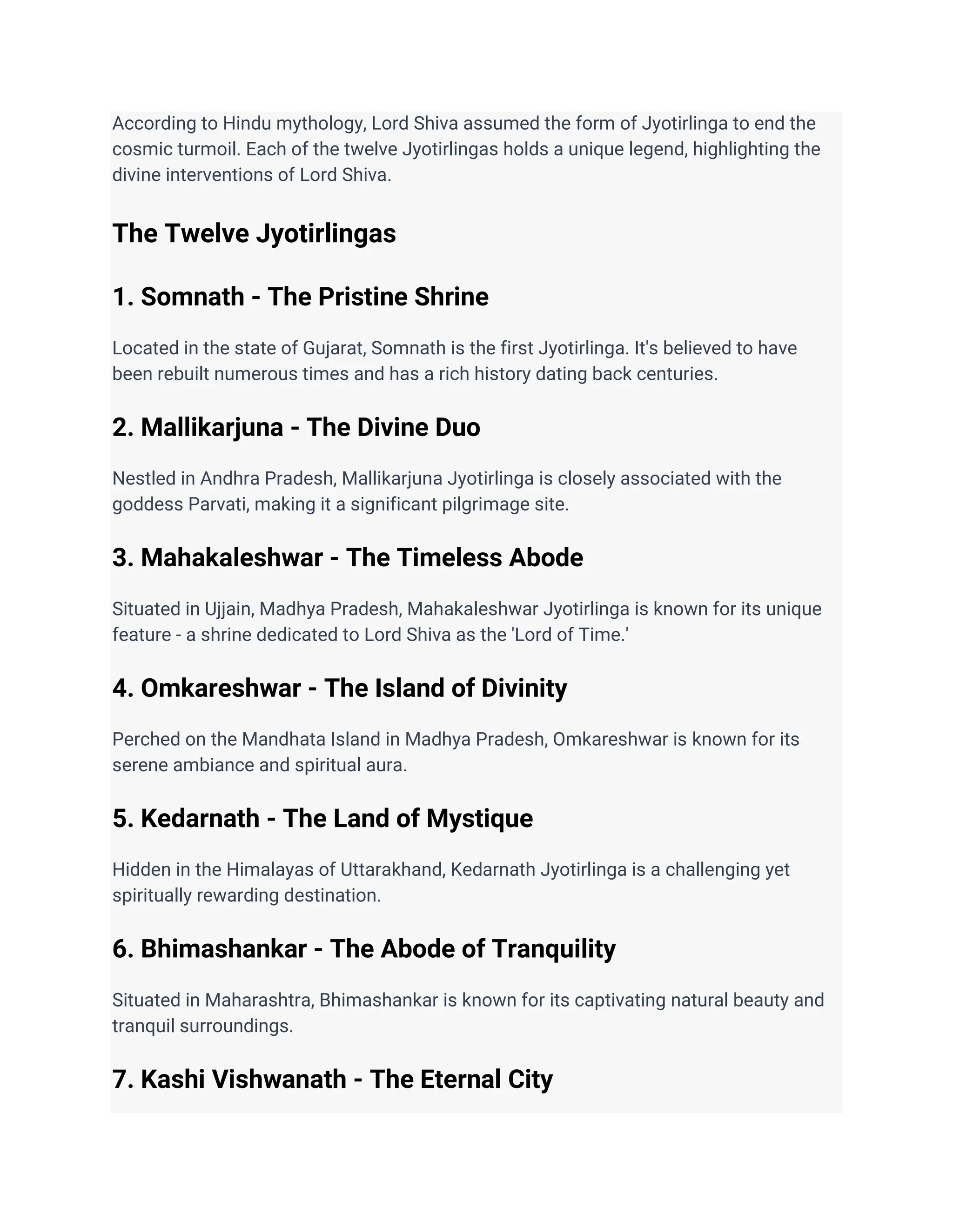 Jyotirlinga in India_ Unveiling the Sacred Shrines of Lord Shiva.docx