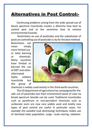 Presence of Pesticides in Fruits and vegetables | PPTX