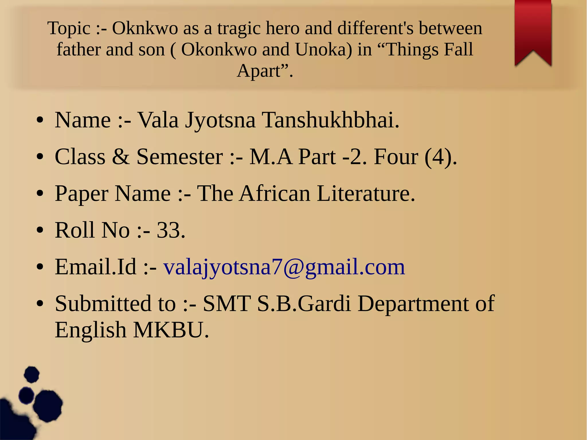 paper 14 The African literature | ODP | Poetry | Books and Literature