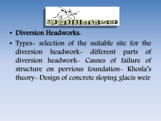 Diversion head work | PDF