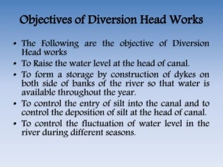 Diversion head work | PDF
