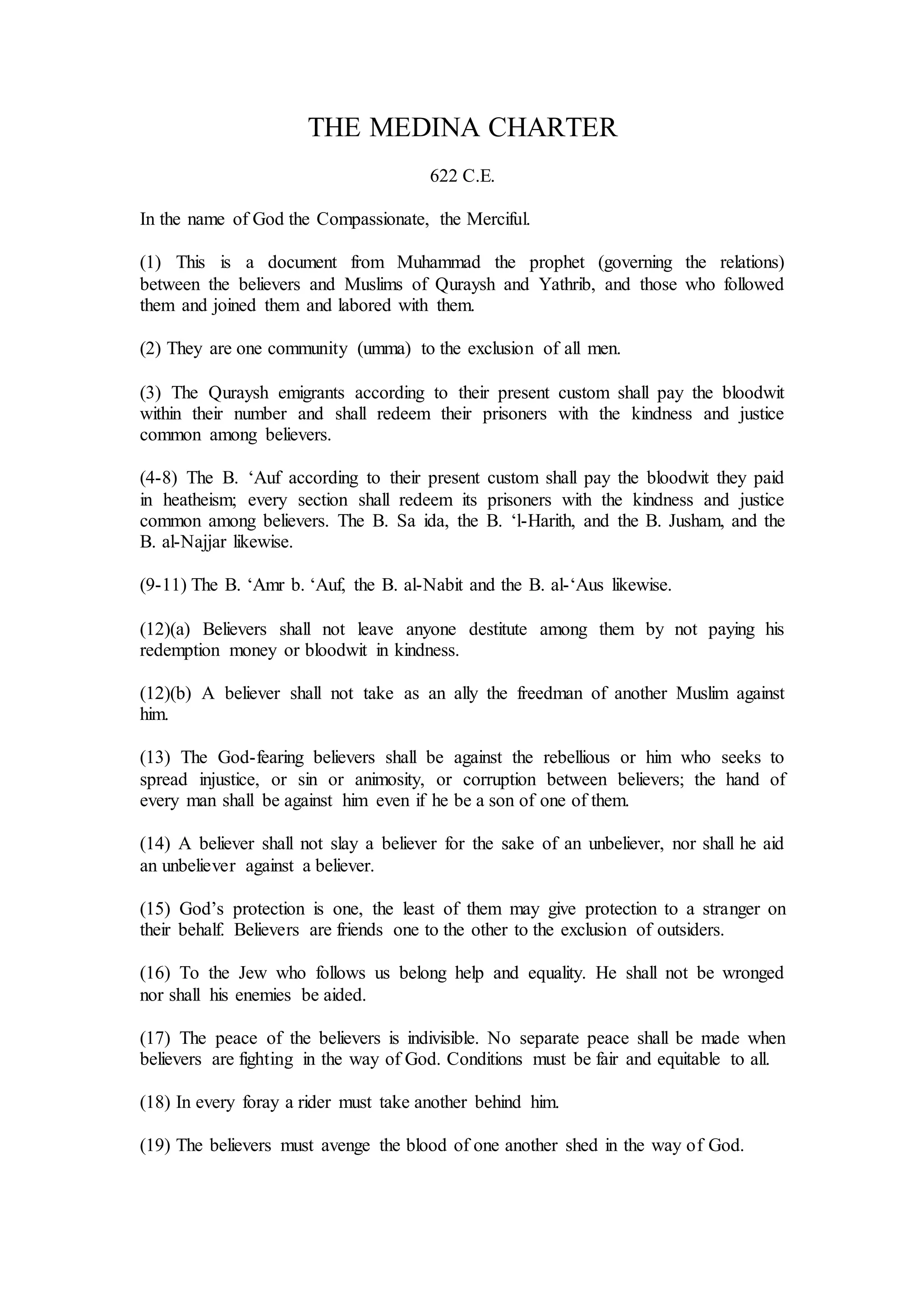 C7 - The Medina Charter | DOCX