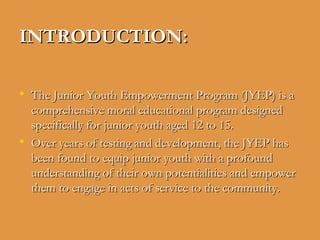 Jyep Program | PPT