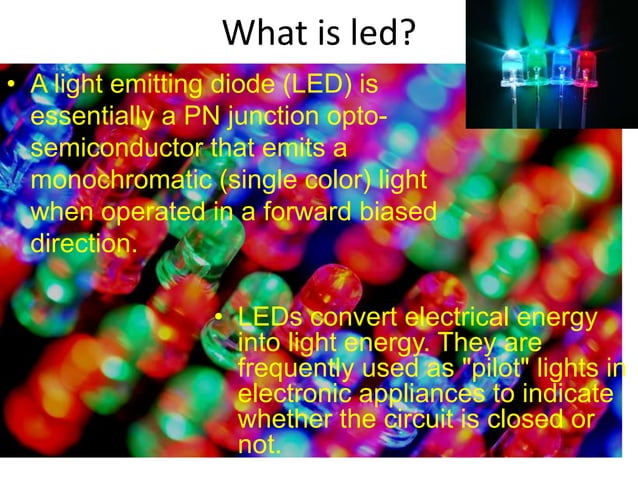Led ppt vgec ec engineering | PPT