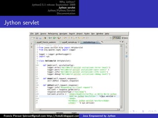 Java Empowered by Jython | PPT