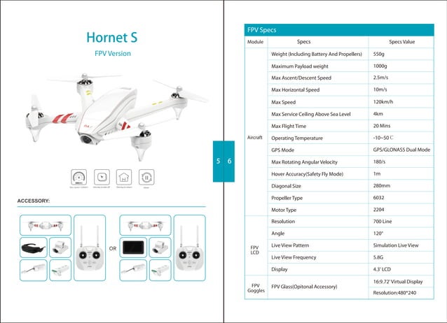 JYU Hornet S Spider x drone catalouge | PDF