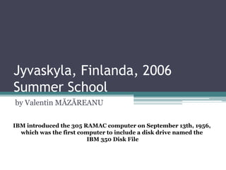 Jyvaskyla, Finlanda, 2006 | PDF