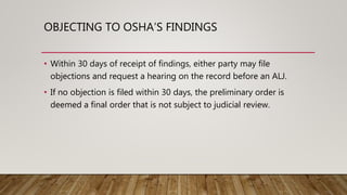 Representing Whistleblowers at OSHA | PPT