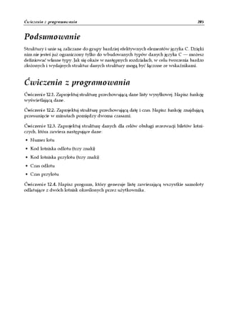 Język C. Programowanie | PDF