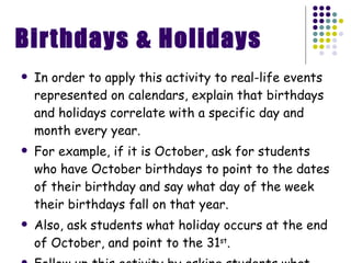 K.1.5 Calendar Concepts | PPT