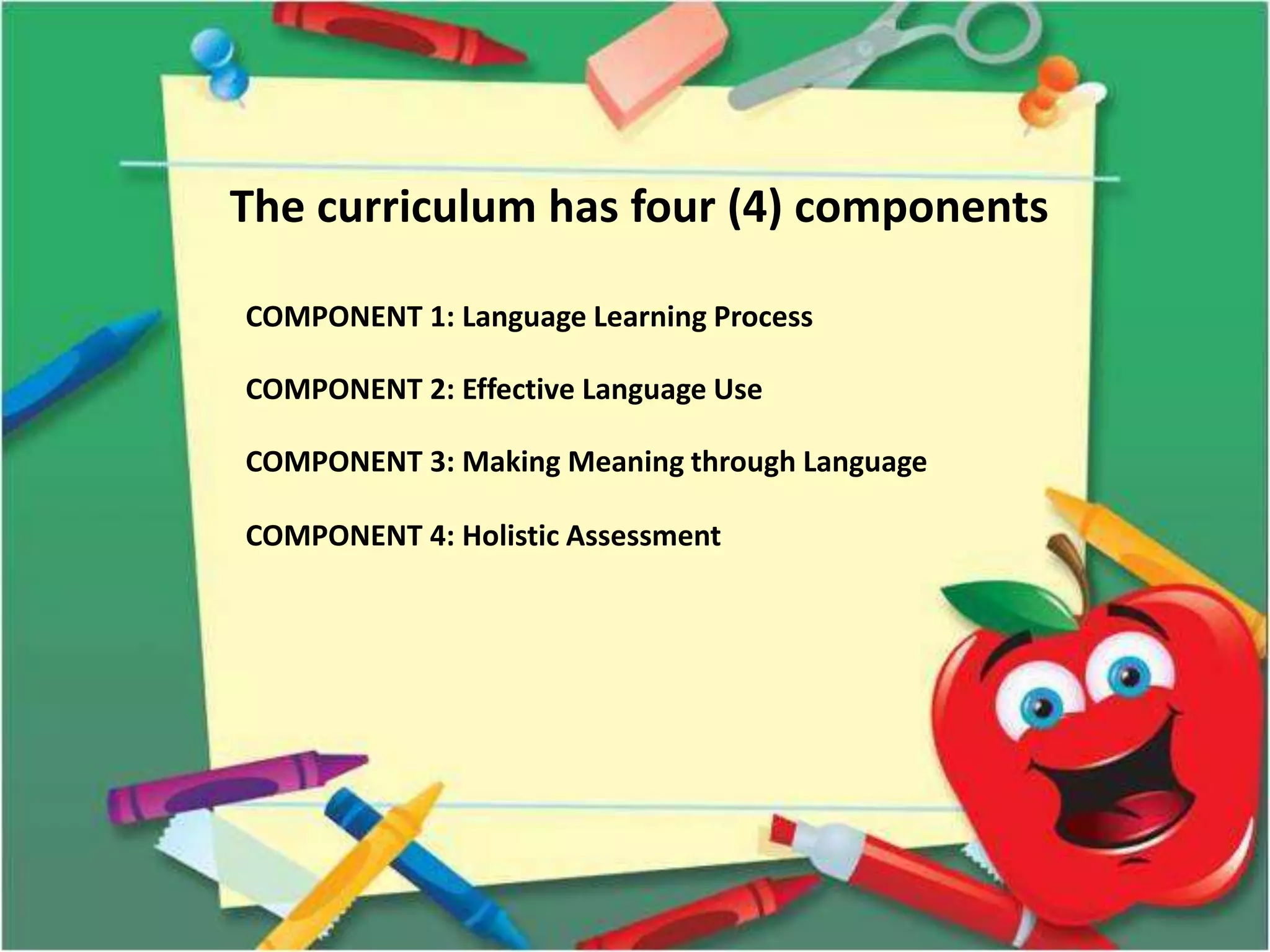 K 12 english language arts curriculum conceptual framework | PPTX