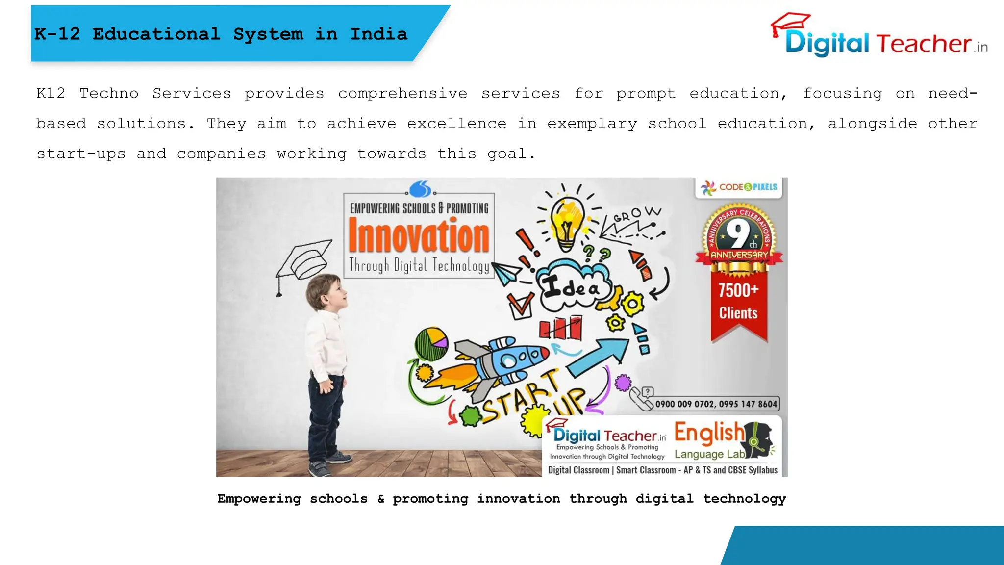 K-12 Educational System in India - Digital Teacher.pptx