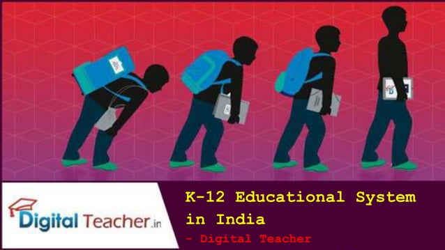 K-12 Educational System in India - Digital Teacher.pptx