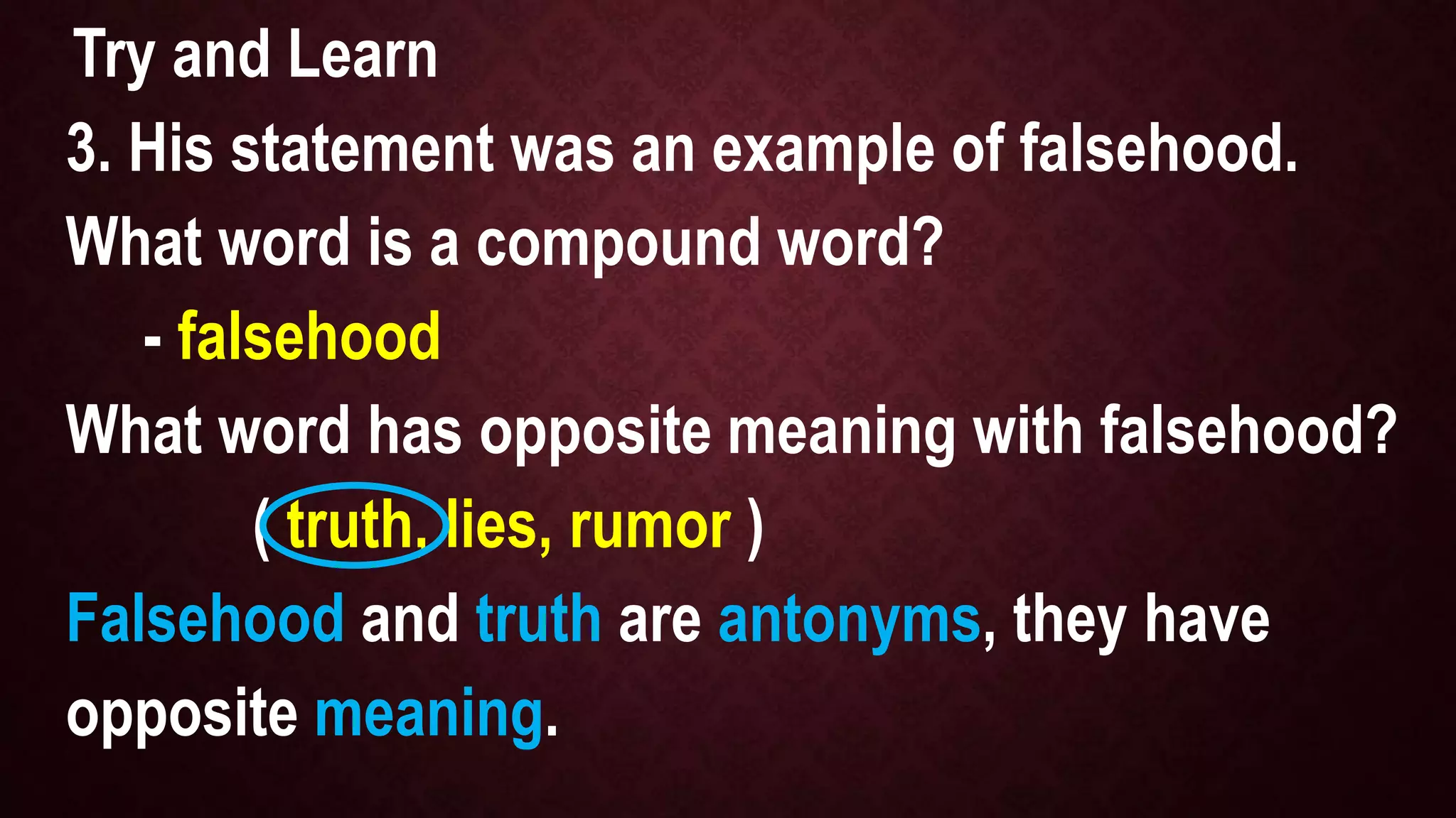 K 12 english 5 week 1 day 2 | PPTX