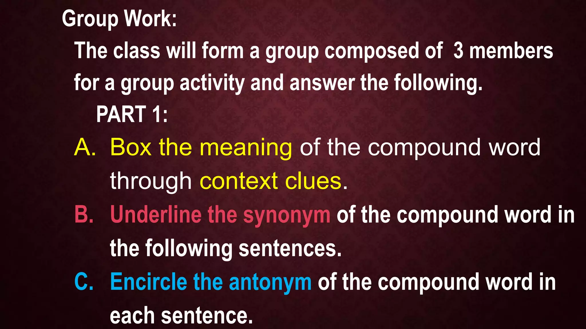 K 12 english 5 week 1 day 2 | PPTX