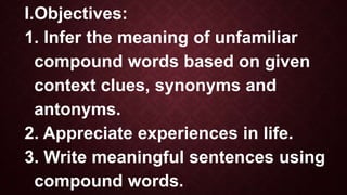 K 12 english 5 week 1 day 2 | PPTX