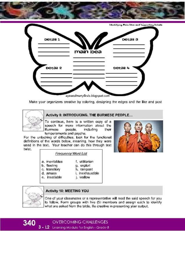 K-12 Grade 8 English Quarter 3 Lesson 2 Module | DOC