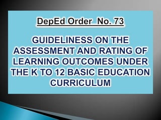 MS K-12 Grading System | PPTX