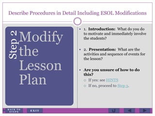 K 12 lesson plan modification tutorial s13 | PPT